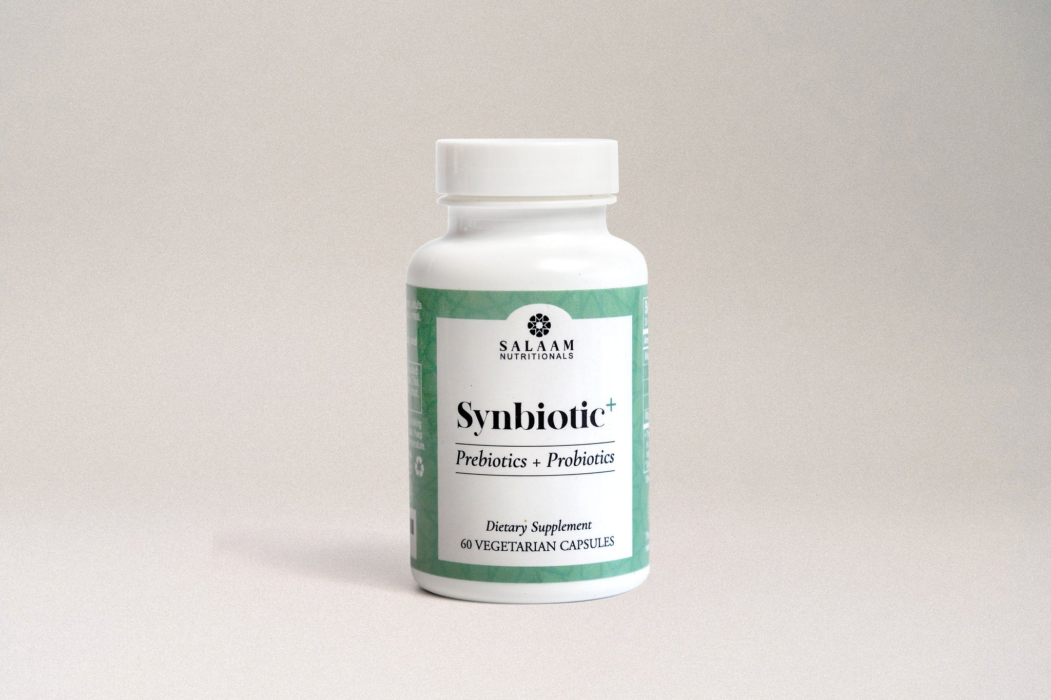Synbiotic Plus: Halal Probiotics + Prebiotics (60 Count, Veggie Capsule ...
